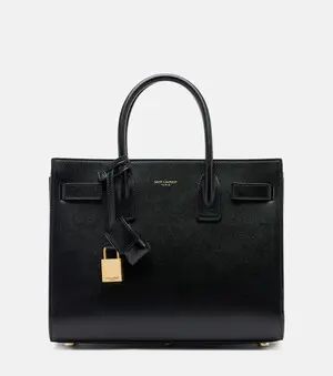 Saint Laurent Sac De Jour Baby Leather Tote - Black