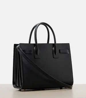 Saint Laurent Sac De Jour Baby Leather Tote - Black