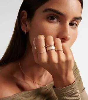 REPOSSI Berbère Module 18k Rose Gold Ring With Diamonds