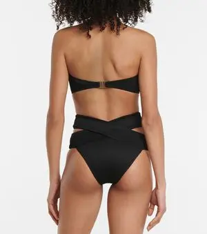 ALEXANDRA MIRO Tara Bandeau Bikini Top