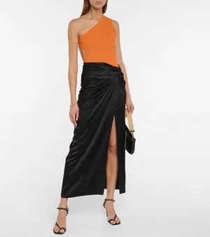 Christopher Esber One-shoulder Cutout Top