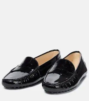 TOD'S Gommino Patent Leather Moccasins