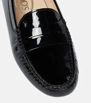 TOD'S Gommino Patent Leather Moccasins