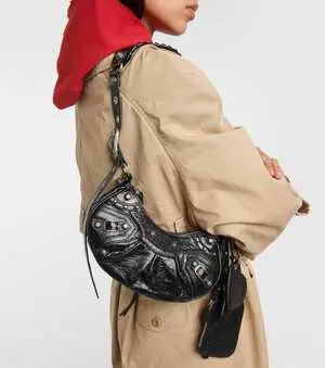Balenciaga Le Cagole Xs Leather Shoulder Bag