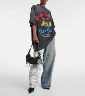 Balenciaga Le Cagole Xs Leather Shoulder Bag