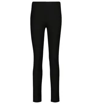 JOSEPH High-rise Stretch-gabardine Leggings - Black