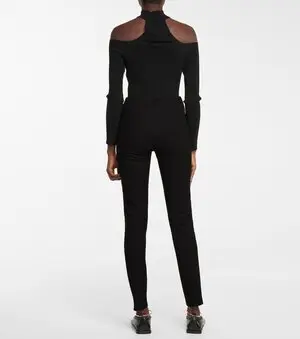 JOSEPH High-rise Stretch-gabardine Leggings - Black