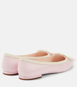 ROGER VIVIER Gommettine Ball Patent Leather Ballet Flats - Multicoloured