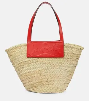 CHRISTIAN LOUBOUTIN Loubishore Woven Tote - Beige
