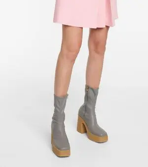 Stella McCartney Platform Ankle Boots - Grey