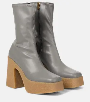 Stella McCartney Platform Ankle Boots - Grey