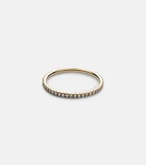 Ileana Makri 18kt Yellow Diamond Pavé Band Ring - Gold
