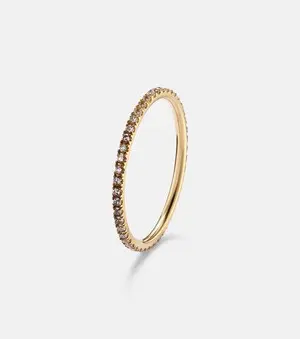 Ileana Makri 18kt Yellow Diamond Band Ring - Gold