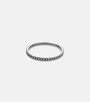 Ileana Makri Ileana Makri 18kt White Gold Diamond Band Ring Silver