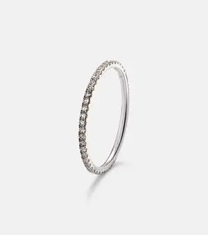 Ileana Makri 18kt White Gold Diamond Band Ring