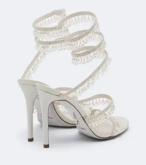Rene Caovilla Chandelier Sandals - Silver