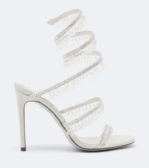 Rene Caovilla Chandelier Sandals - Silver