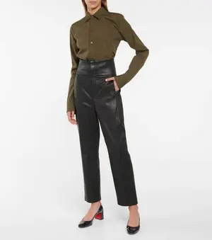 CHRISTIAN LOUBOUTIN Miss Sab 55 Patent Leather Pumps