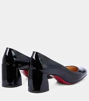 CHRISTIAN LOUBOUTIN Miss Sab 55 Patent Leather Pumps