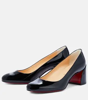CHRISTIAN LOUBOUTIN Miss Sab 55 Patent Leather Pumps