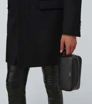 Saint Laurent Leather Washbag