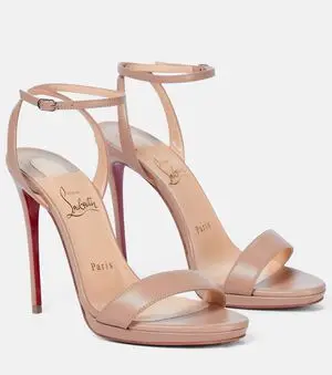 CHRISTIAN LOUBOUTIN Loubi Queen Sandals - Pink