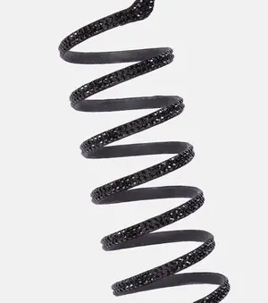 Rene Caovilla Cleo Embellished Sandals - Black