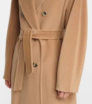 Max Mara Madame Wool-cashmere Coat - Brown