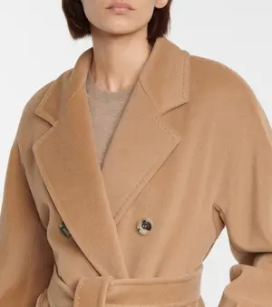 Max Mara Madame Wool-cashmere Coat - Brown