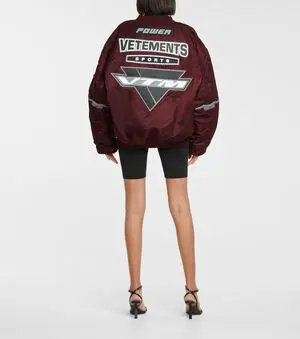 Vetements X Alpha Industries Ma-1 Flight Jacket In Red - 40% Off