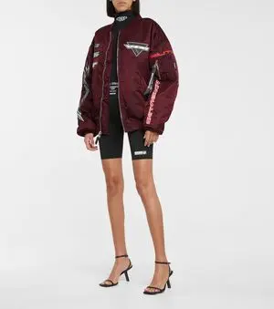 Vetements X Alpha Industries Ma-1 Flight Jacket In Red - 40% Off