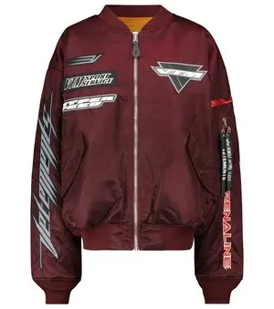Vetements X Alpha Industries Ma-1 Flight Jacket In Red - 40% Off