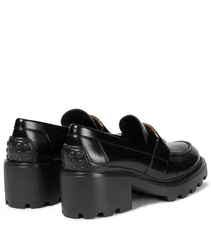 TOD'S Leather Platform Loafers