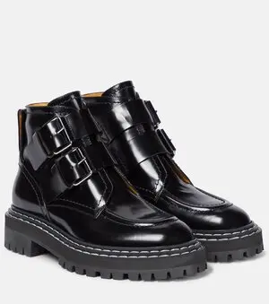 Proenza Schouler Leather Biker Boots