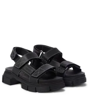 GANNI Recycled Rubber Trekking Sandals