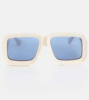 Loewe Square Frame Sunglasses - Beige