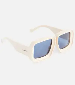 Loewe Square Frame Sunglasses - Beige