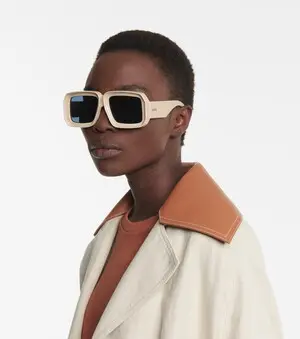 Loewe Square Sunglasses - Beige