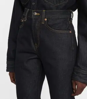 Wardrobe.NYC High-rise Straight Leg Jeans