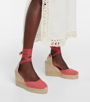 CastaÑer Carina Canvas Espadrille Wedges