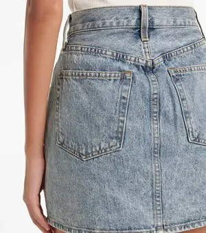 Wardrobe.NYC Mini Denim Skirt