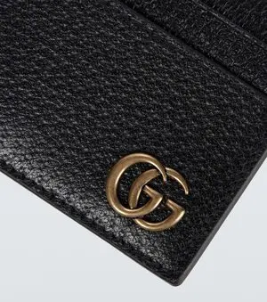Gucci Gg Marmont Leather Cardholder - Black
