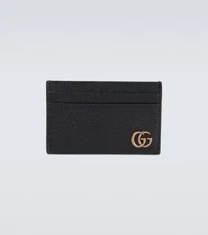 Gucci Gg Marmont Leather Cardholder - Black