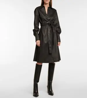GIANVITO ROSSI Kerolyn 85 Leather Knee-high Boots
