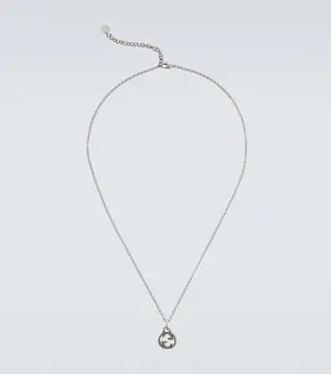 Gucci Interlocking G Pendant Necklace - Silver