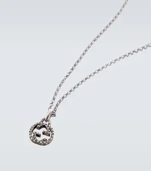 Gucci Interlocking G Pendant Necklace - Silver