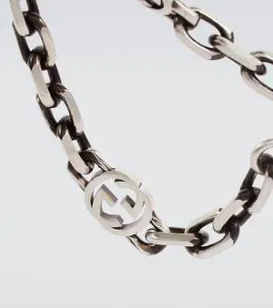 Gucci Interlocking G Chain Bracelet - Silver
