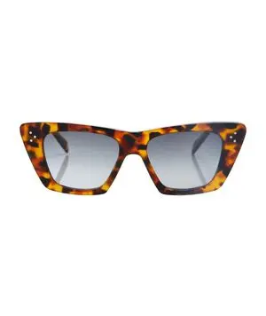 Celine Tortoiseshell Cat-eye Sunglasses