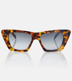 Celine Tortoiseshell Cat-eye Sunglasses