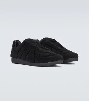 MAISON MARGIELA Replica Faux-shearling Sneakers